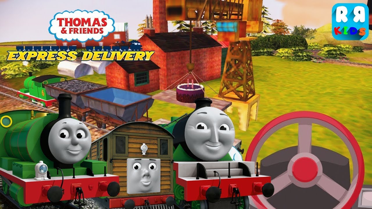 Help Percy, Toby and Henry Deliver the Cake - Thomas & Friends: Express ...