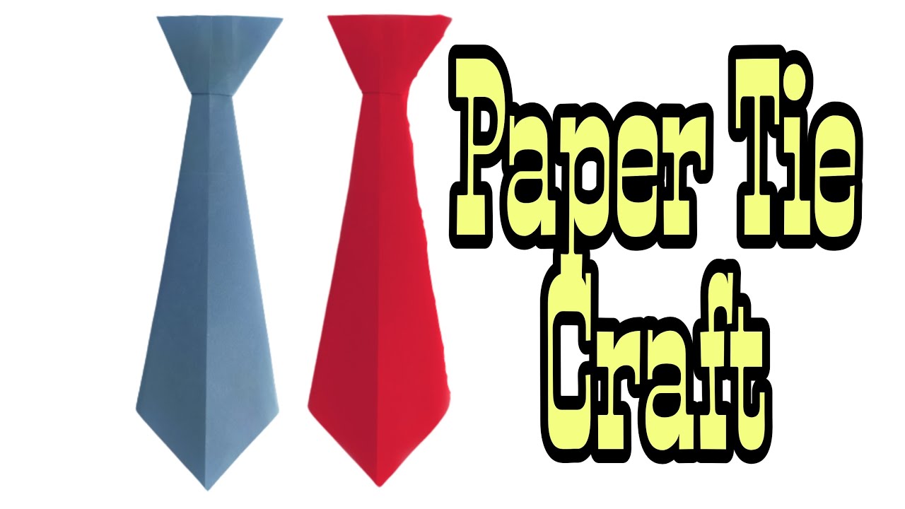 How To Make Paper Tie Easy Paper Tie ideas Daily craft Hack - YouTube