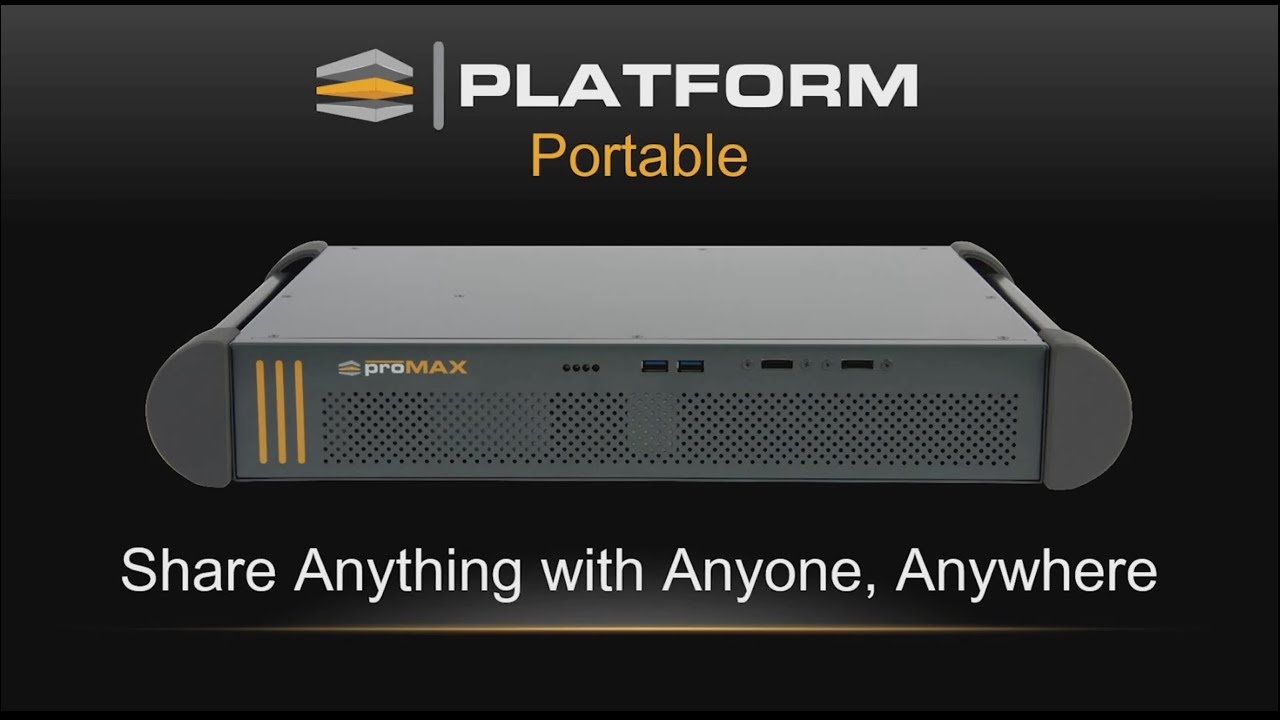 ProMAX Platform Portable - YouTube
