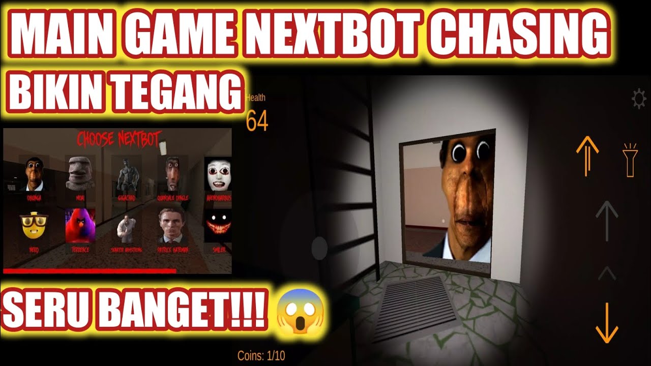 Bikin Tegang!!! Main Game Nextbot Chasing - YouTube