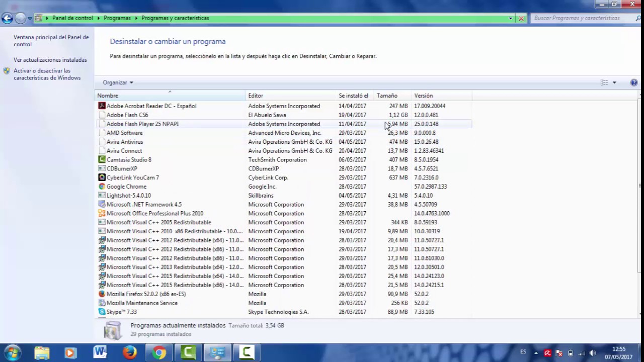 PROPIEDADES DEL PANEL DE CONTROL:WINDOWS7 - YouTube