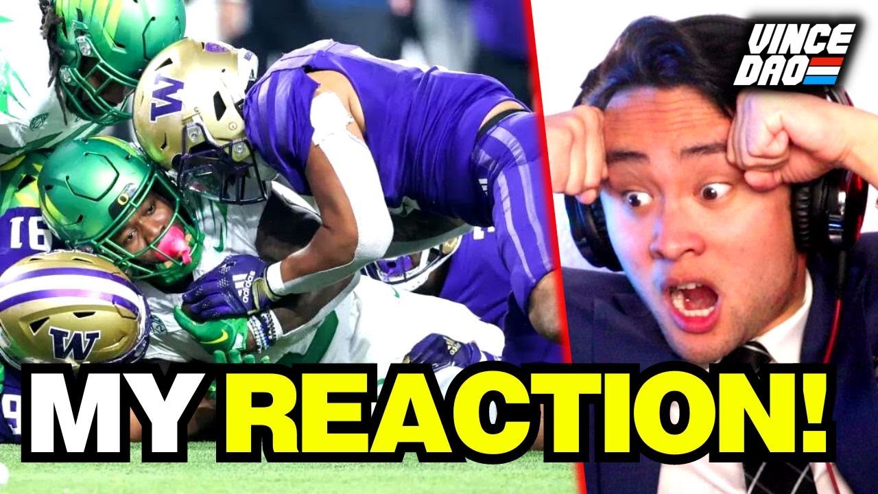 Washington BEATS Oregon in FINAL Pac 12 Championship! (ANALYSIS ...
