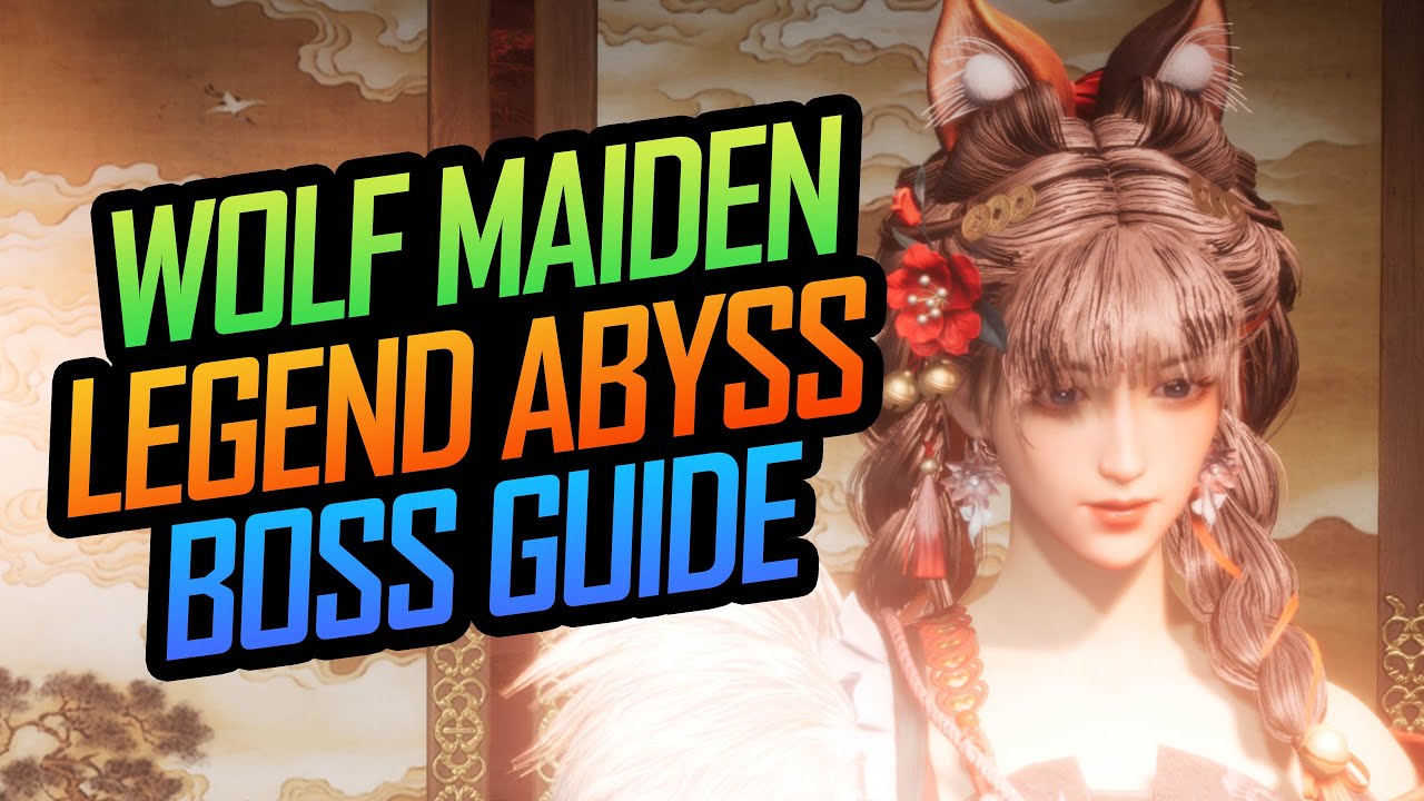 ULTIMATE Wolf Maiden No Hit Guide! Legendary Abyss Mode Boss Patterns ...