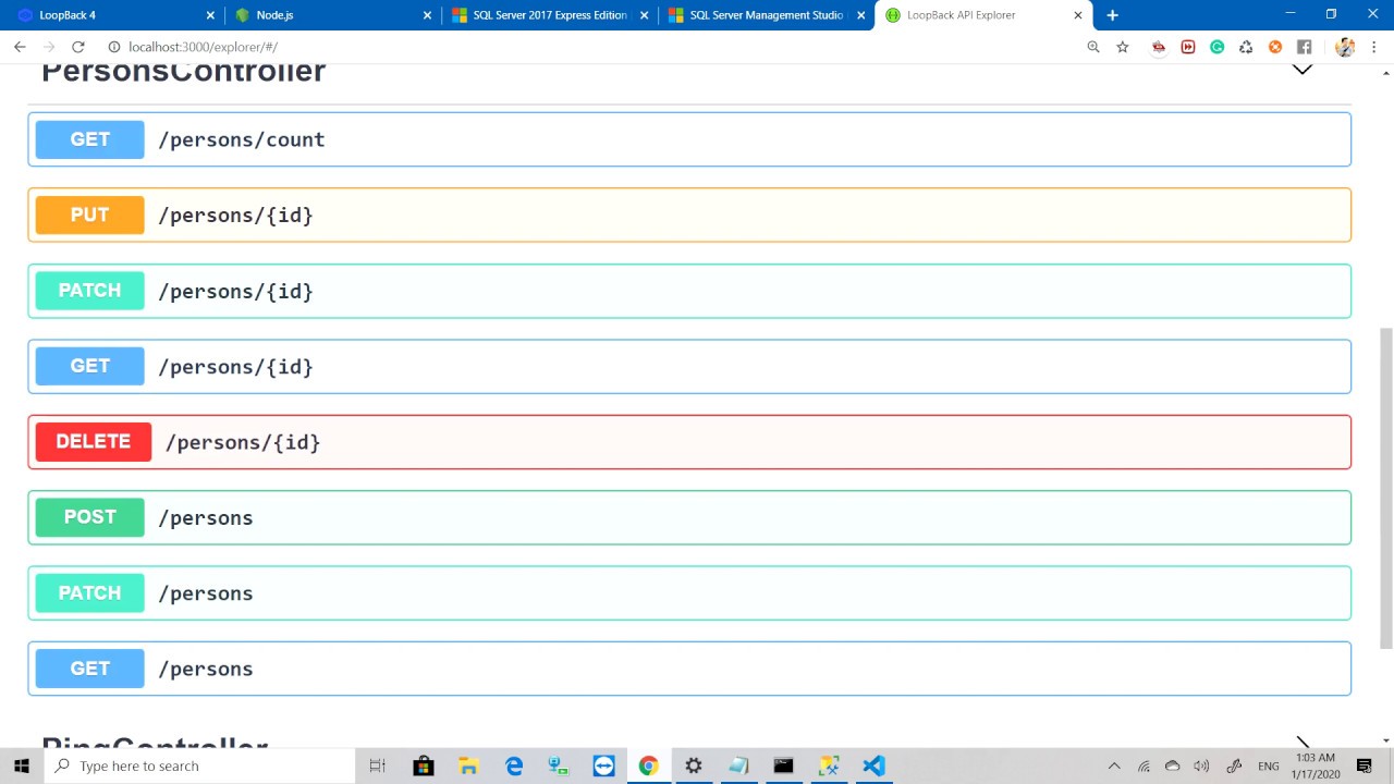 Loopback Api Sql Server Part 5 Laosversion Youtube