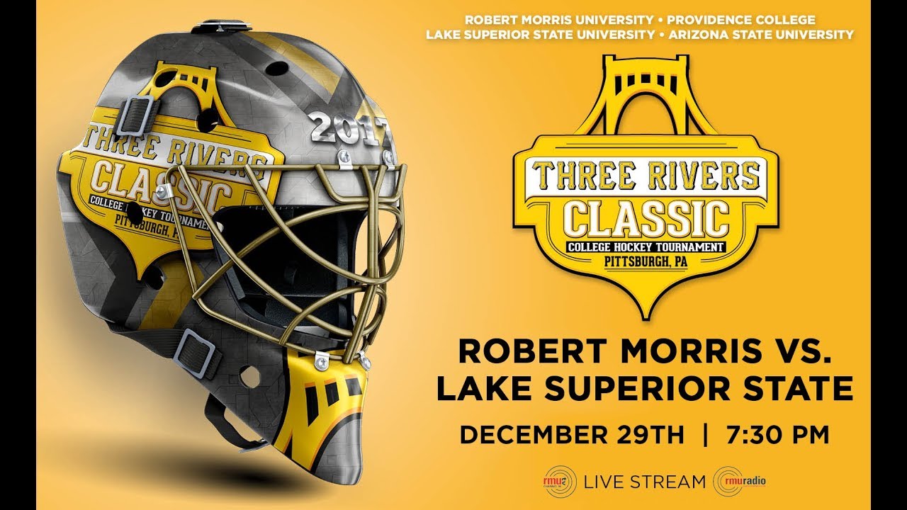 2017 Three Rivers Classic | Robert Morris vs. Lake Superior State - YouTube