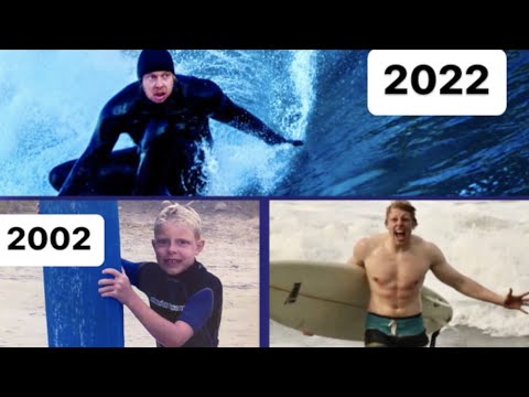 20 YEAR SURFING TRANSFORMATION (Age 5 to 25) - YouTube