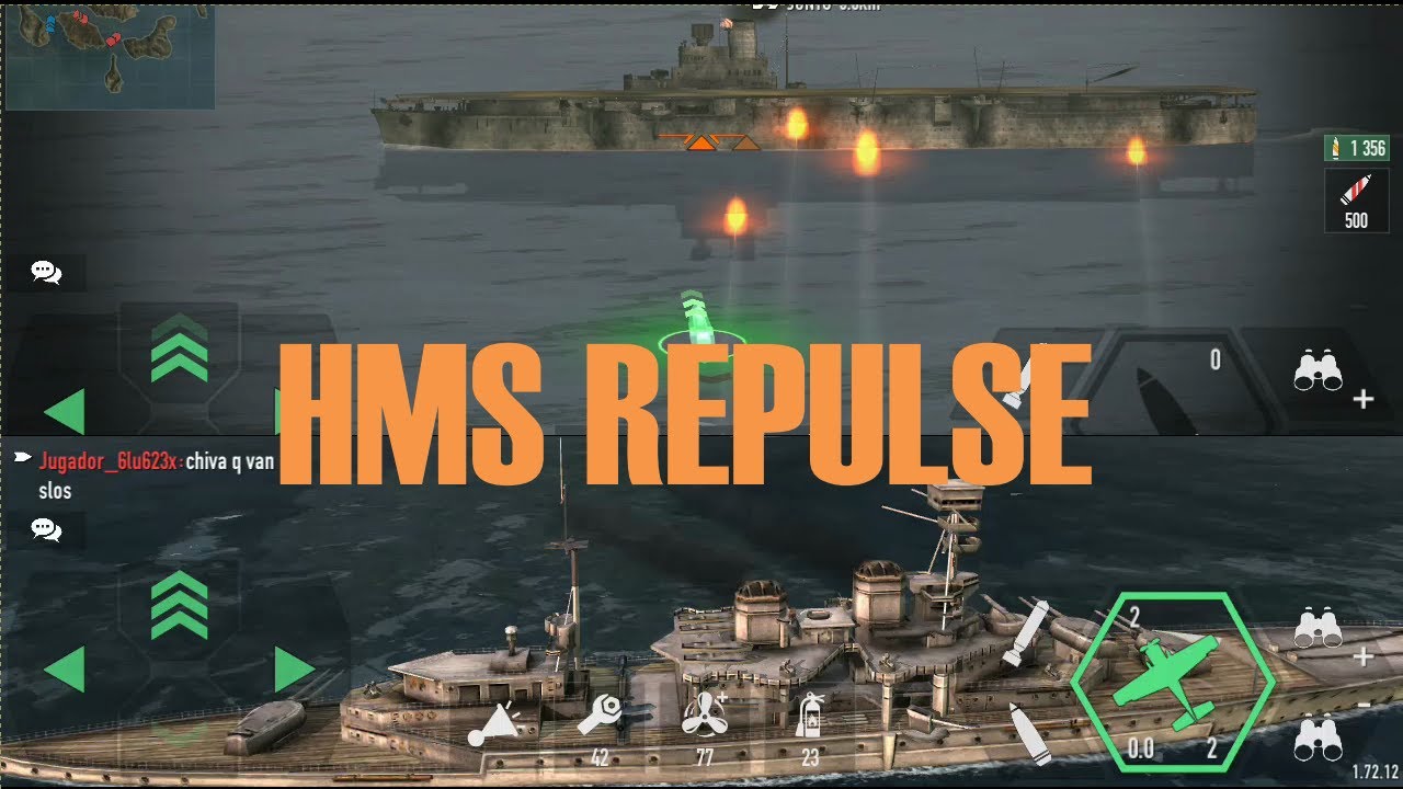 Battle of Warships : HMS Repulse | Renown-Class Battlecruiser of the ...