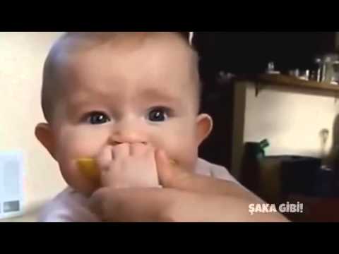 İlk defa limon yiyen bebekler ve tepkileri (KOMİK) 2015 HD