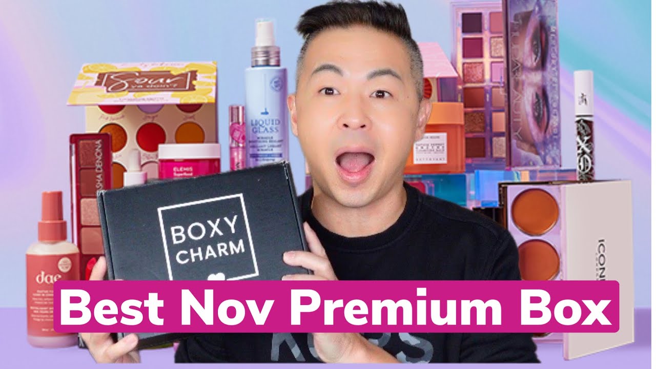 Boxycharm Nov Premium Box Unboxing - YouTube