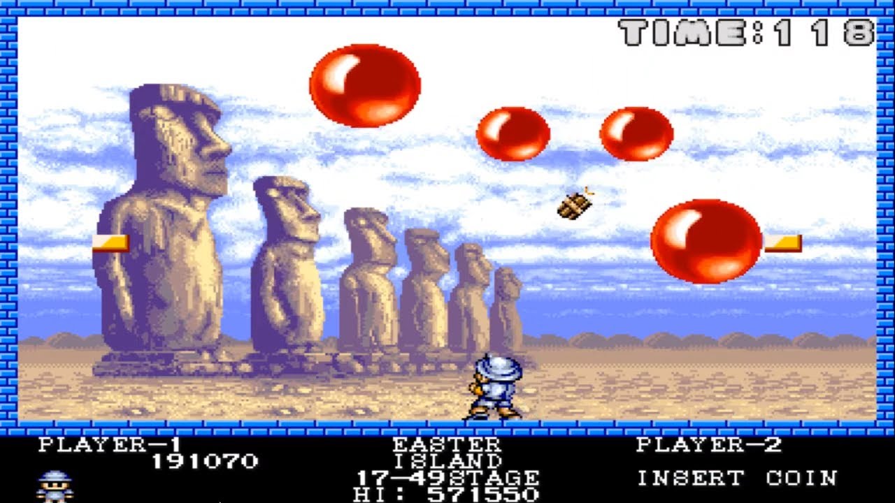 1989 PANG WORLD - Buster Bros (Pomping World) - Arcade Longplay [1 ...