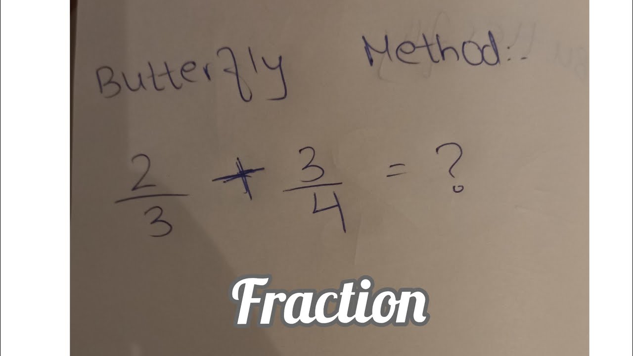 Butterfly Method | Fraction | Fraction Trick - YouTube