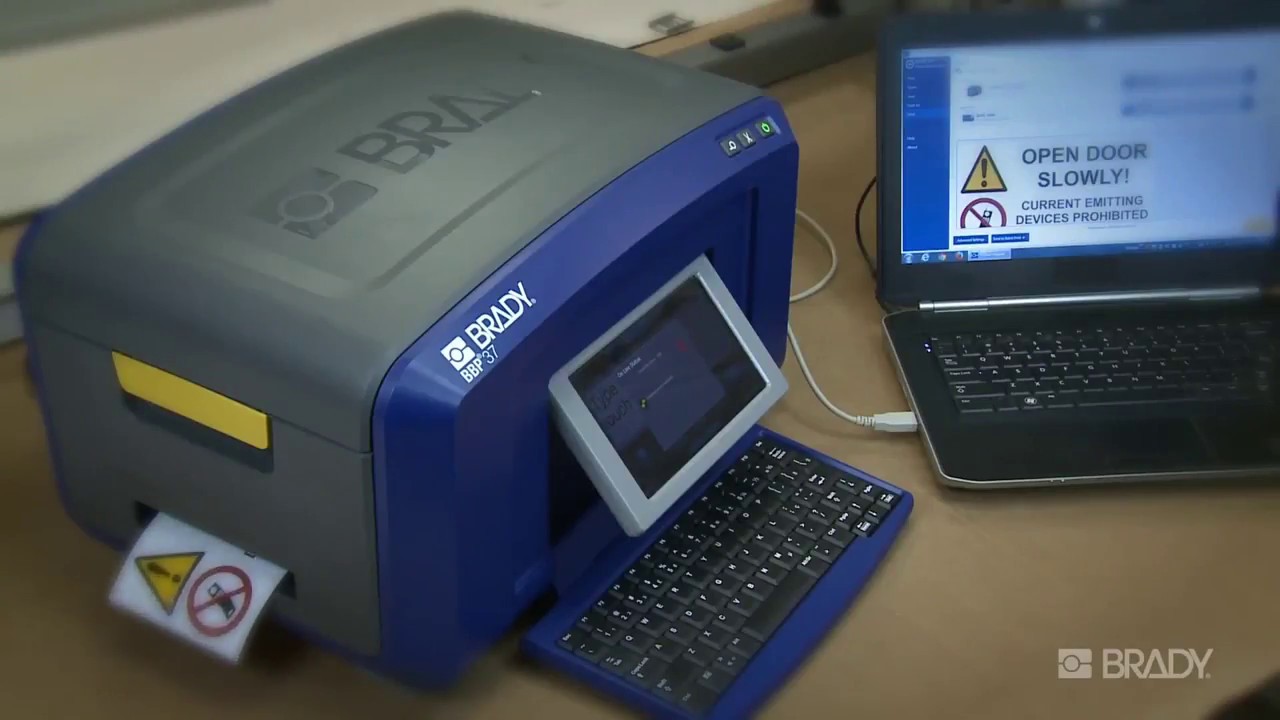 Cómo usar Brady Workstation en su impresora Brady - YouTube
