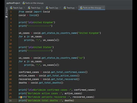 Cool Things to Code With Python (Covid 19) - YouTube