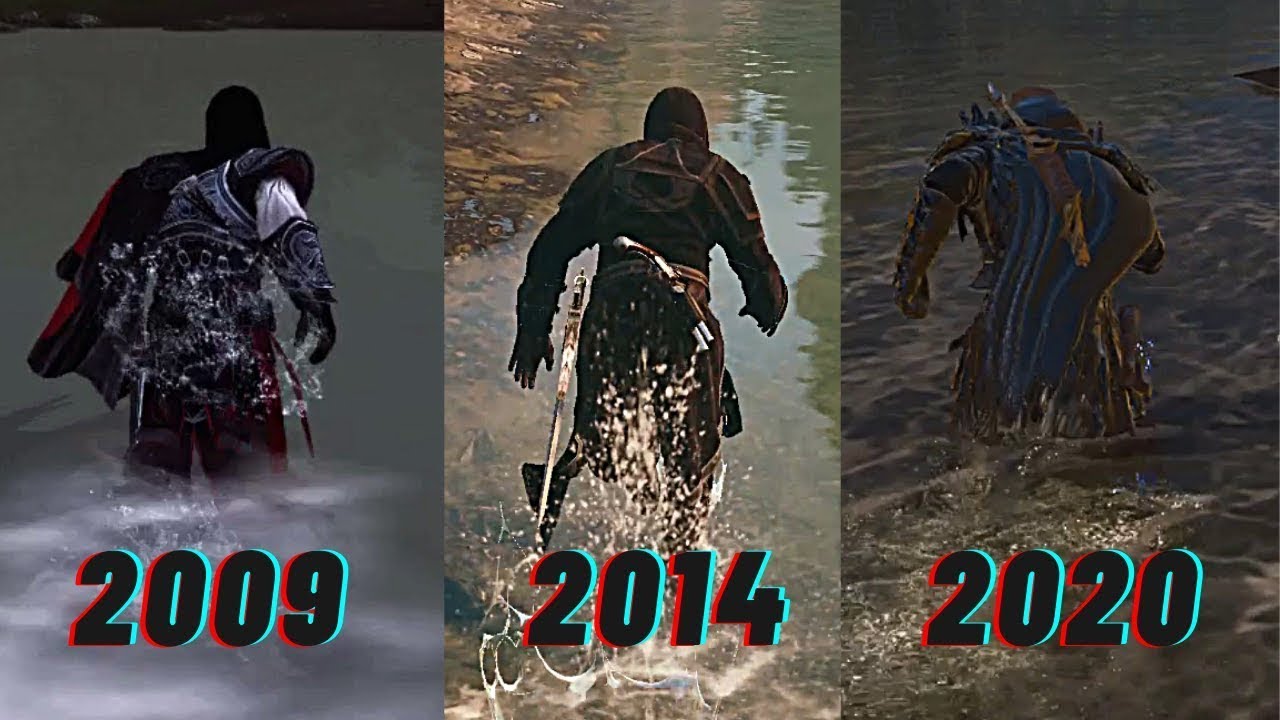 Evolution of Water Physics in Assassin's Creed - YouTube