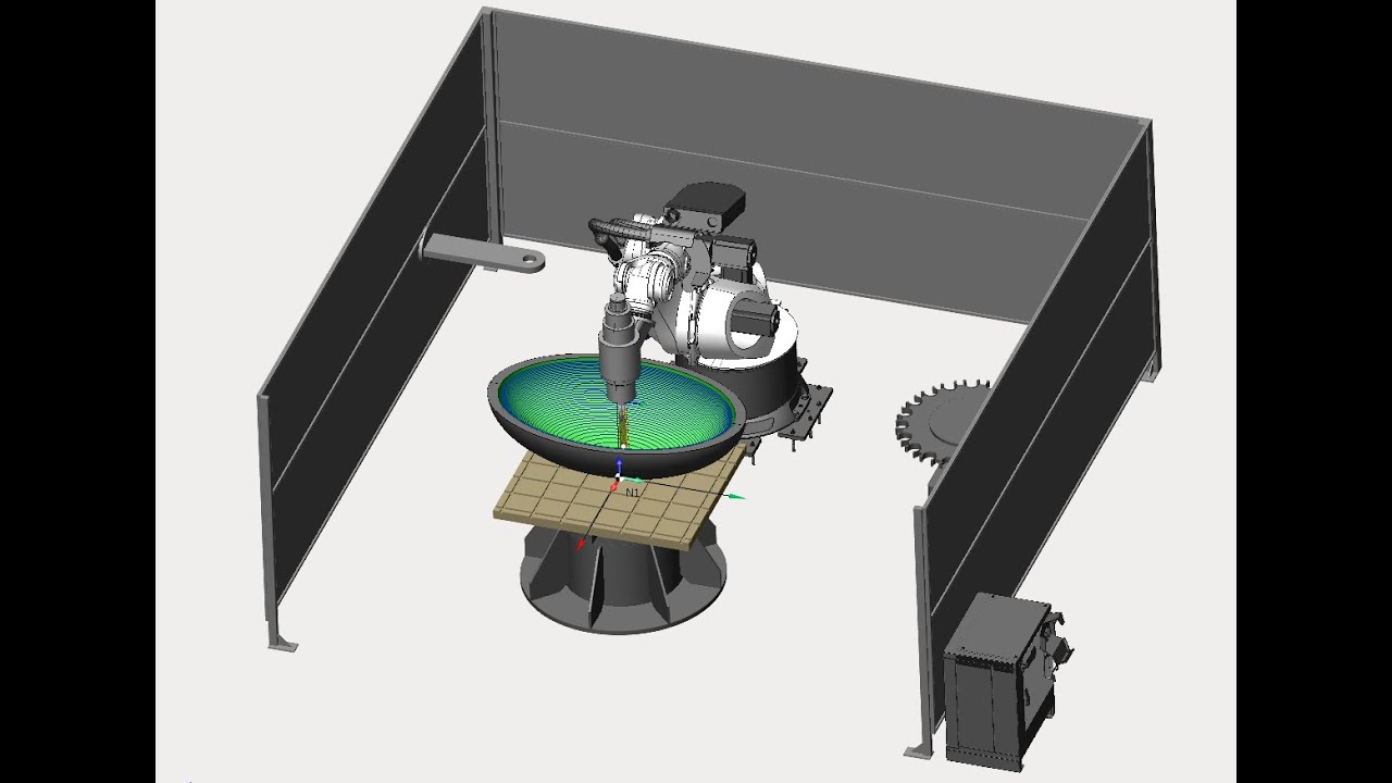 Robot Stone Milling - YouTube