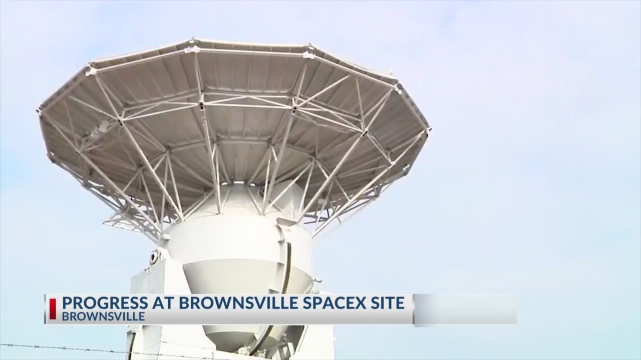 Progress at Brownsville SpaceX Site - YouTube