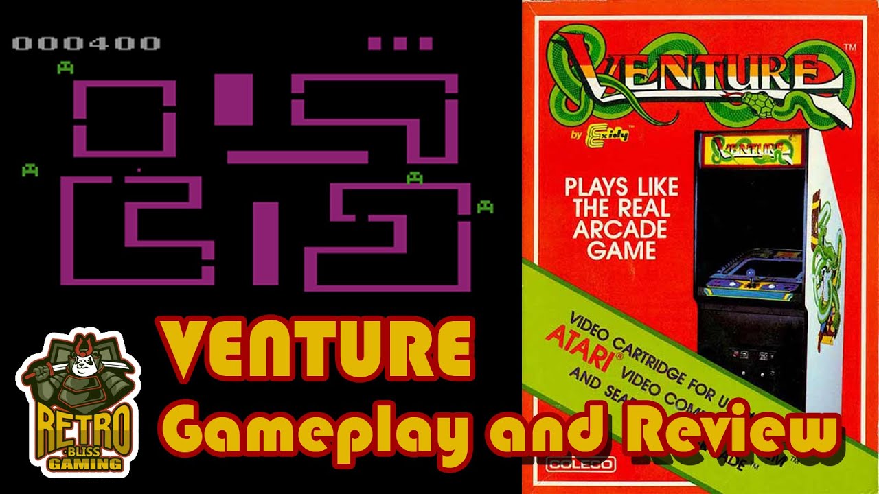 Venture - Atari 2600 Game Review - YouTube