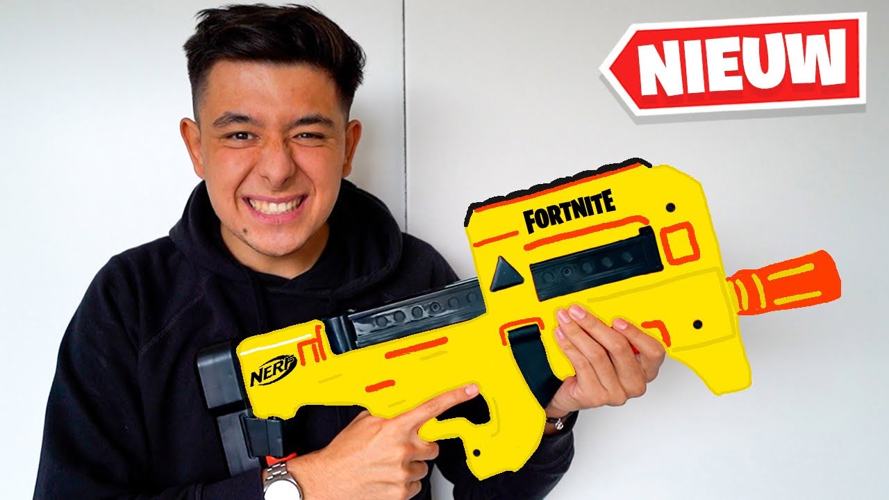 REAL LIFE Fortnite WAPEN UNBOXEN! 😱📦 - YouTube