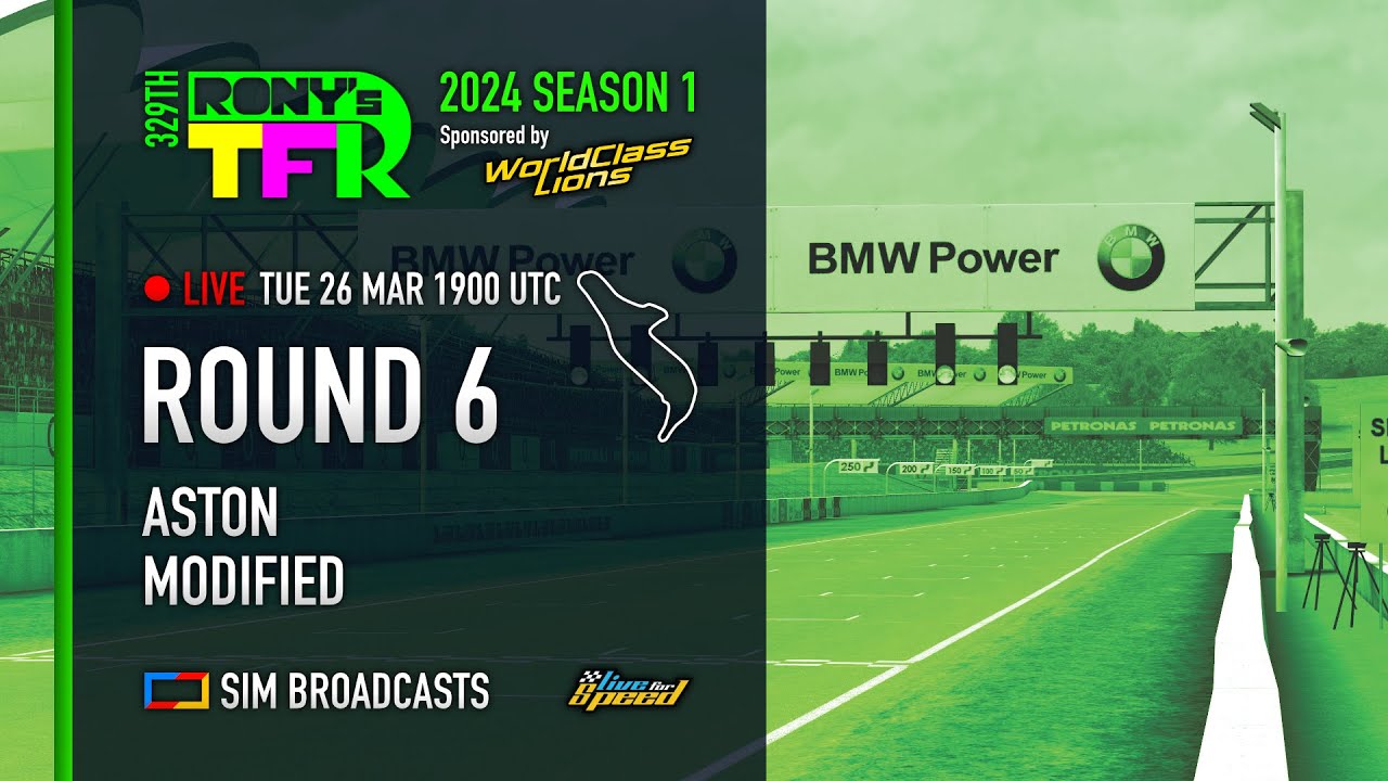 329th Rony's Tuesday Fun Race - 2024 Season 1 Round 6 | Live for Speed ...