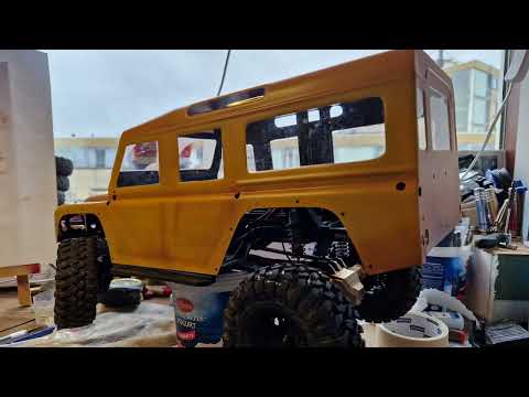 bulding TRX-4 Camel Trophy Defender - YouTube