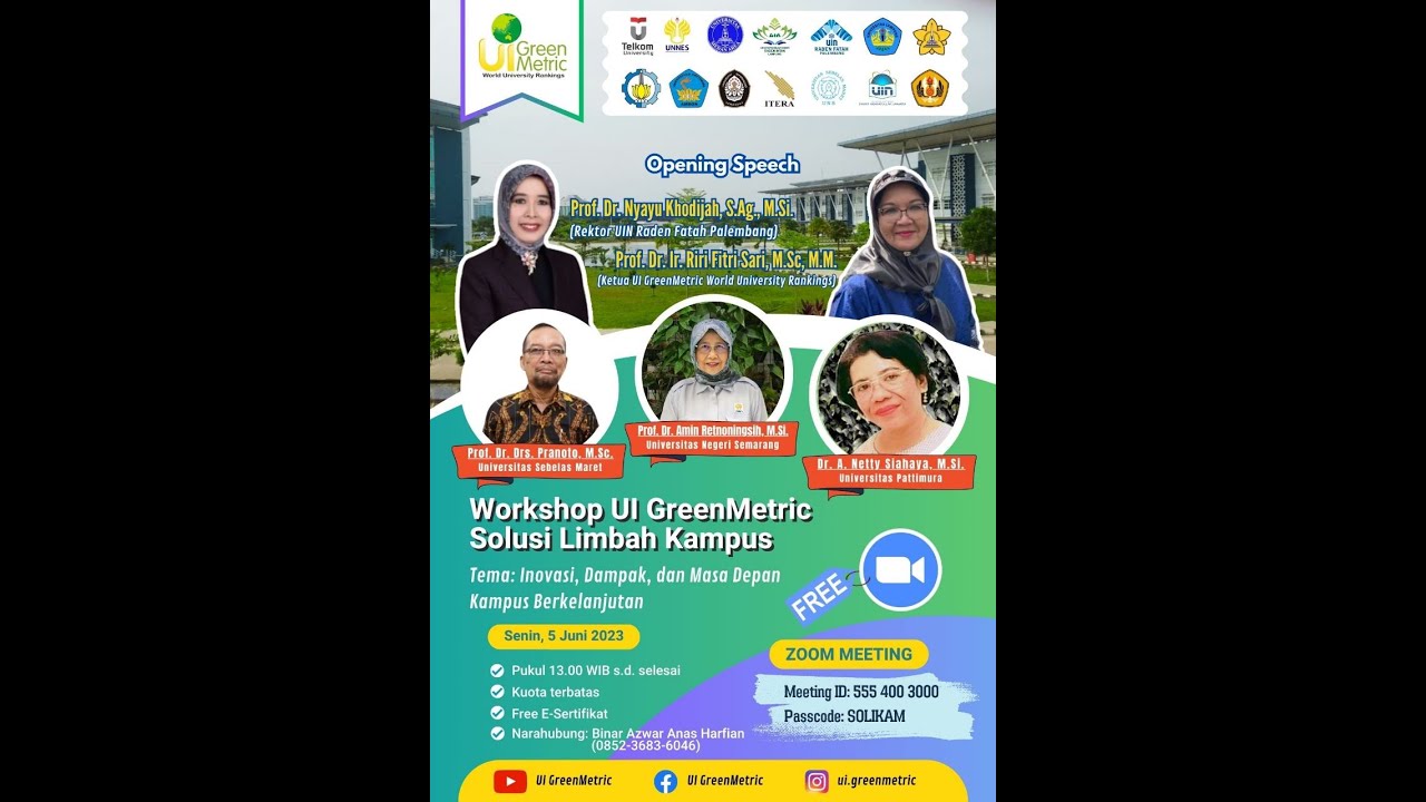 Workshop Solusi Limbah Kampus - YouTube