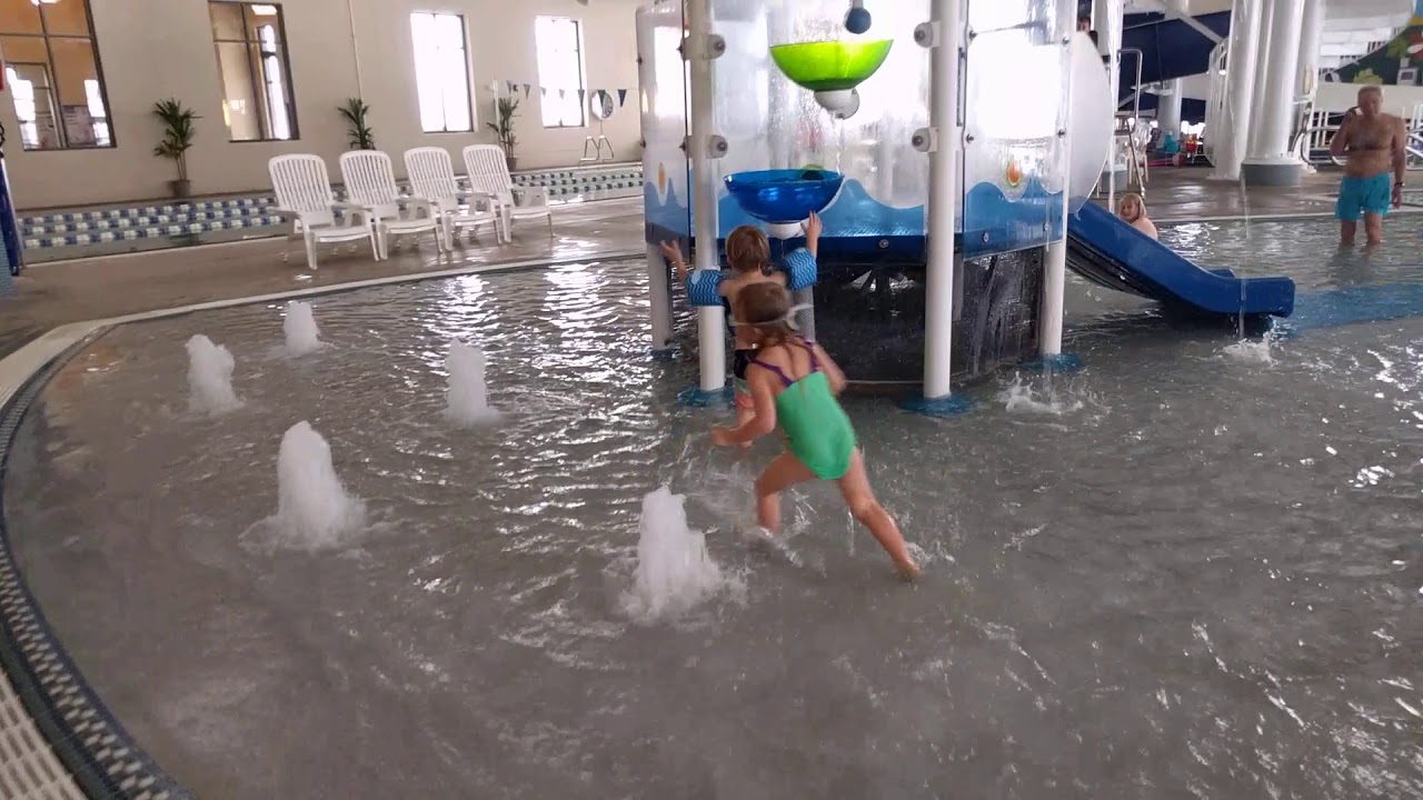 Kaia demonstrates fun at the Fraser Valley Rec Center pool! - YouTube