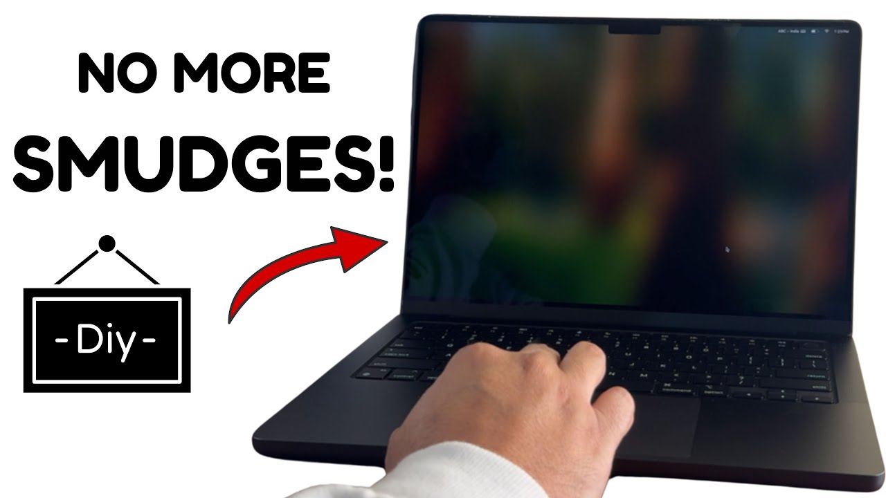 How to Clean MacBook Screen At Home With Water (MACBOOK M4 PRO) - YouTube