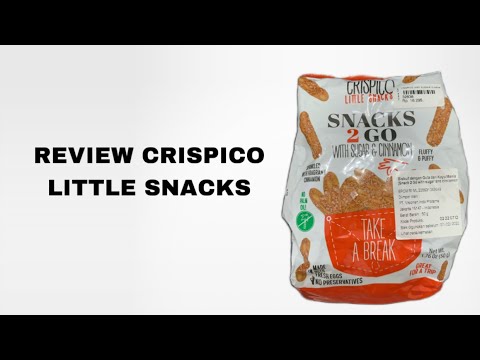 REVIEW CRISPICO LITTLE SNACKS WITH SUGAR & CINNAMON - YouTube