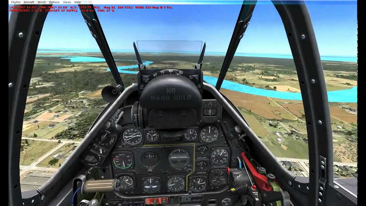 A2a Landing The P 51 Wmv Youtube