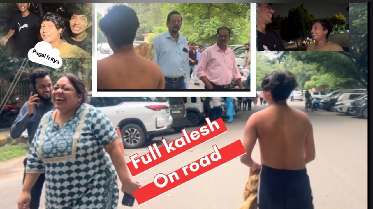 Full kalesh on road 😂🤣 @Rohitvlog6776 - YouTube