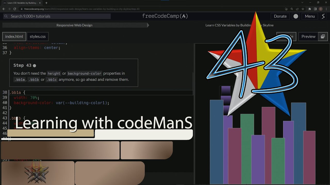 Learn Css Freecodecamp Learn Css Variables By Building A City Skyline Step 43 Youtube 4657