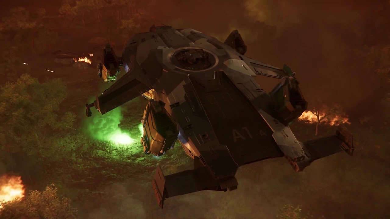 Star Citizen Anvil Aerospace Valkyrie Trailer - YouTube