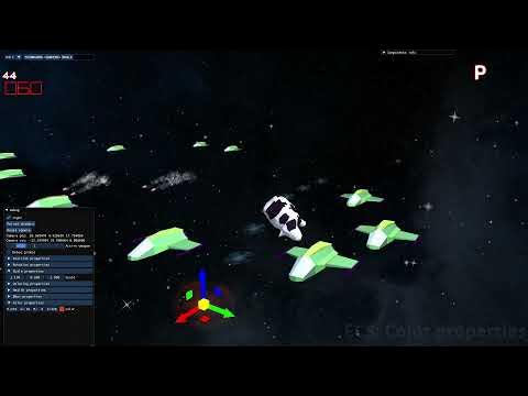 Desktop and mobile game engine using C++, OpenGL, GLFW3 and ImGui with entity component system ...