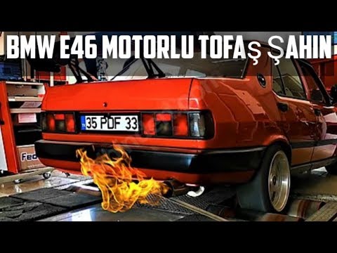 Türkiyede tek BMW E46 Motorlu Tofaş Şahin Modifiye dünyası doğan SLX Ankara arabası façali BBC jant