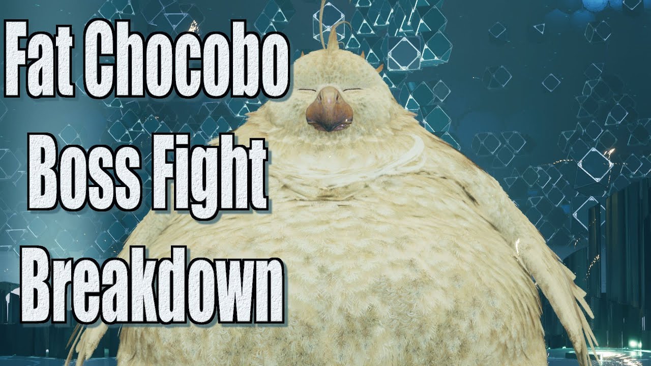 Final Fantasy VII Remake (2020) Fat Chocobo Boss Fight Breakdown - YouTube