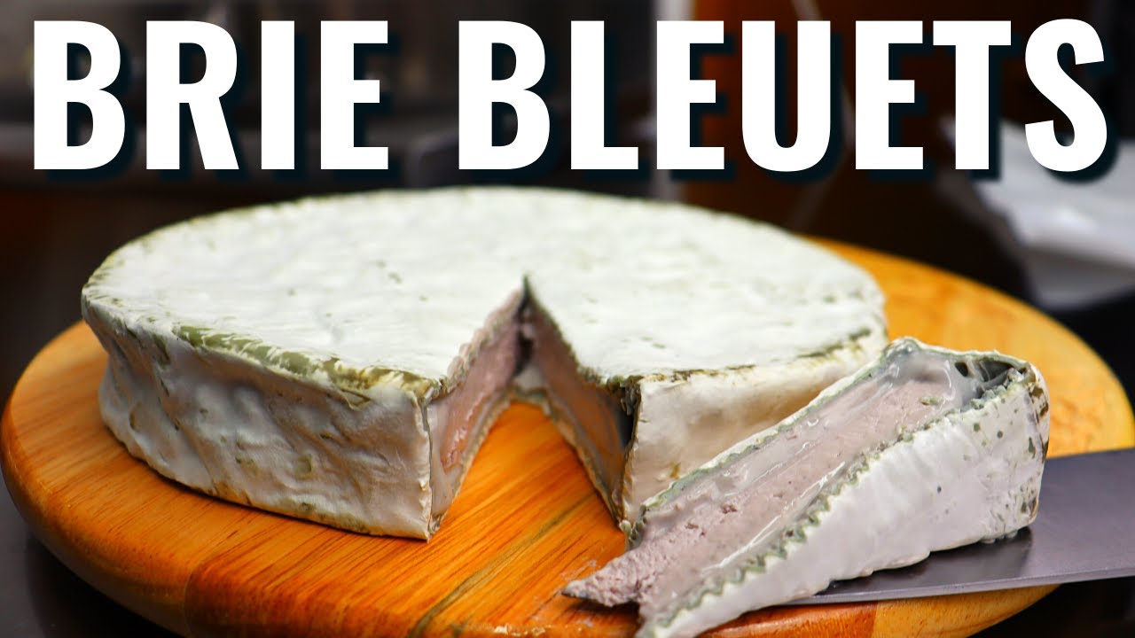 Fromage Brie aux BLEUETS (Fête Nationale du Québec! Blanc et Bleu à l ...