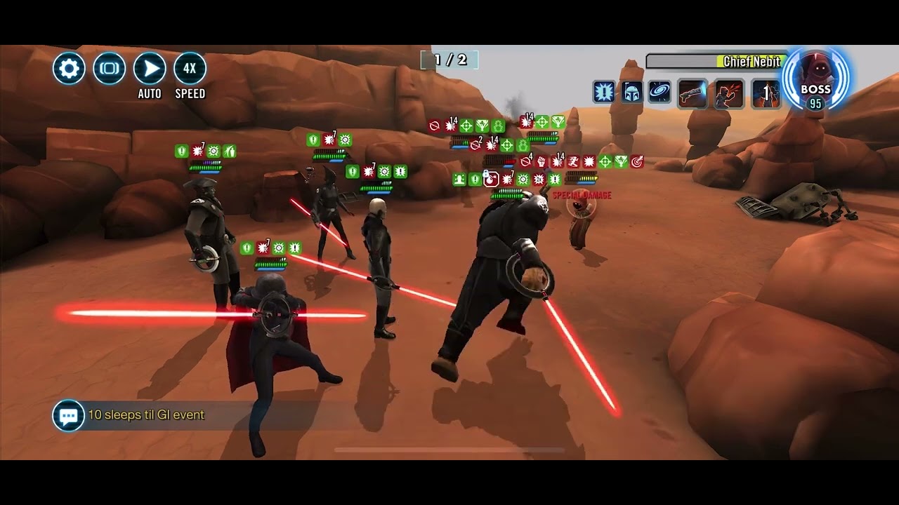 SWGOH - Rise of the Empire - Reva Shard Mission Success - YouTube