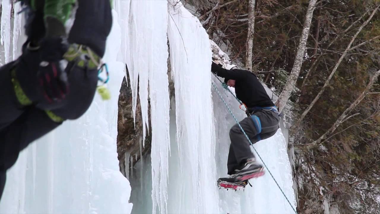 Gary Ice climbing 2 - YouTube