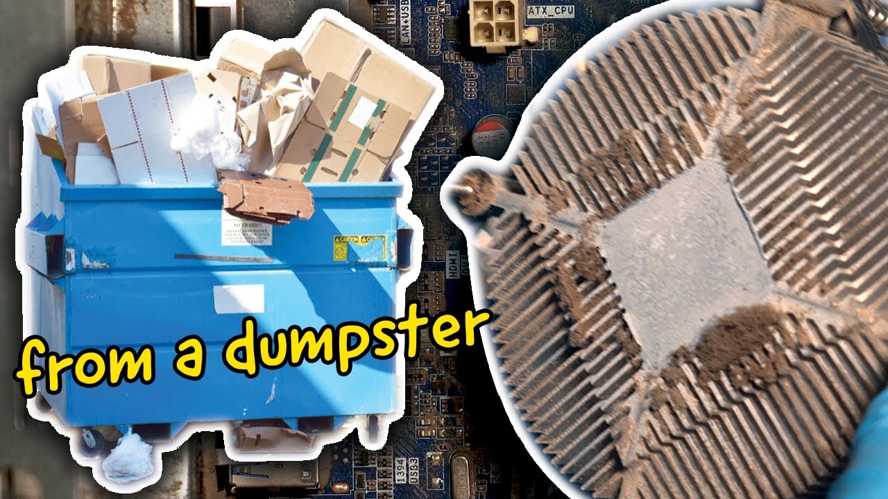 Rescuing A Computer I Found in the Trash | How to Clean A Computer ...