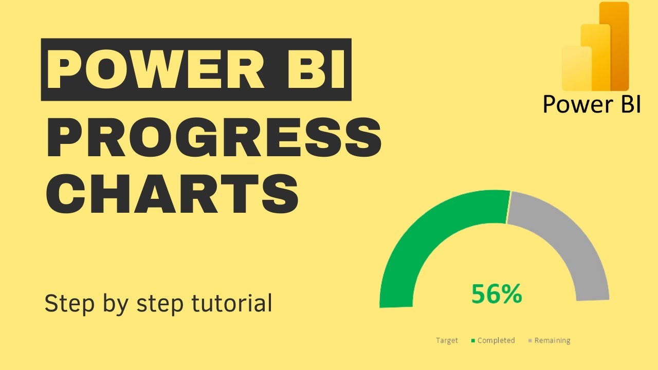 Power BI Dashboards 01 | How to create Program level progress charts in ...