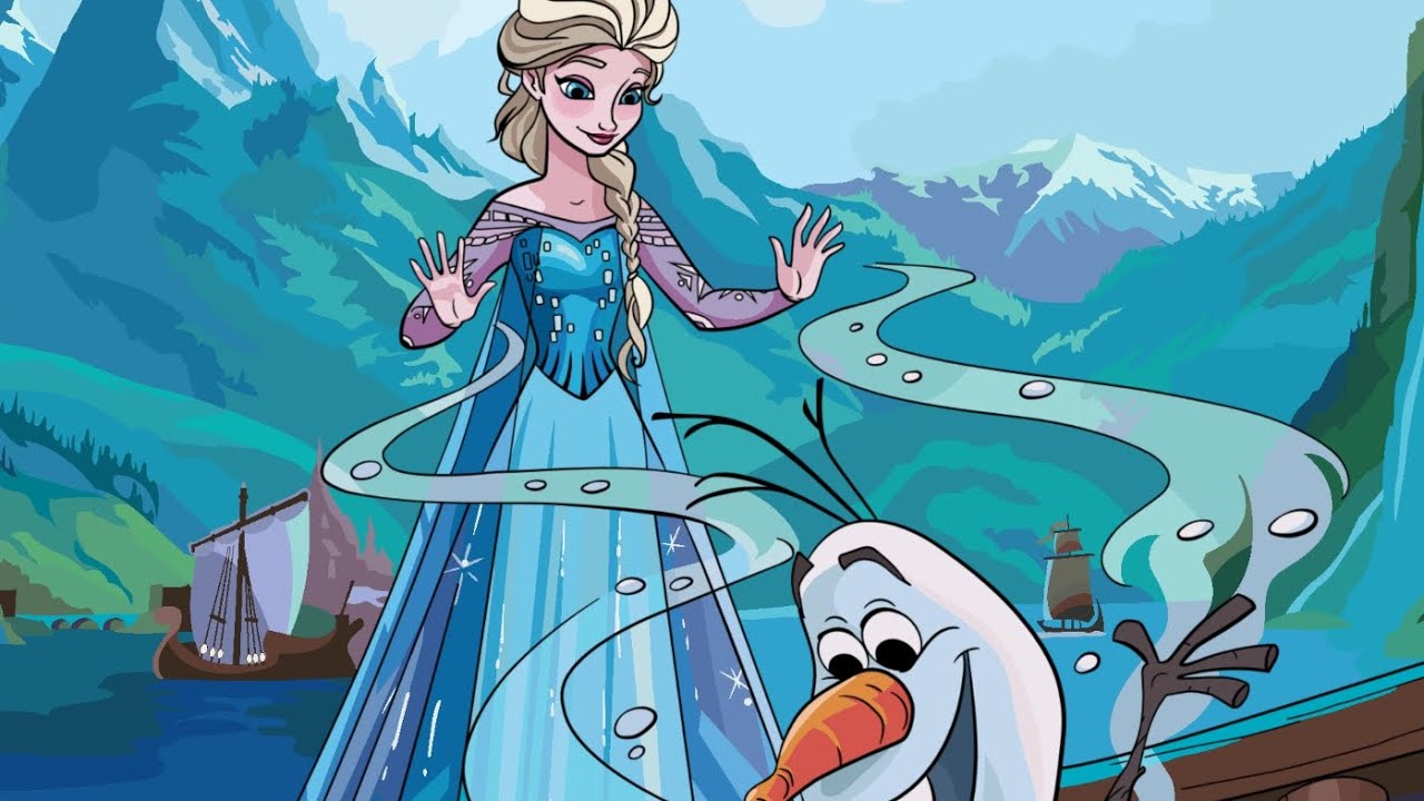 Colorea Frozen Color Frozen Disney - YouTube