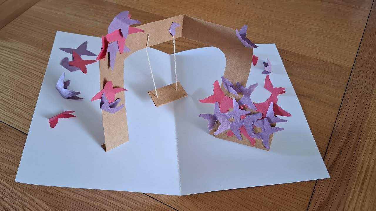 Swing Pop-up Card - YouTube