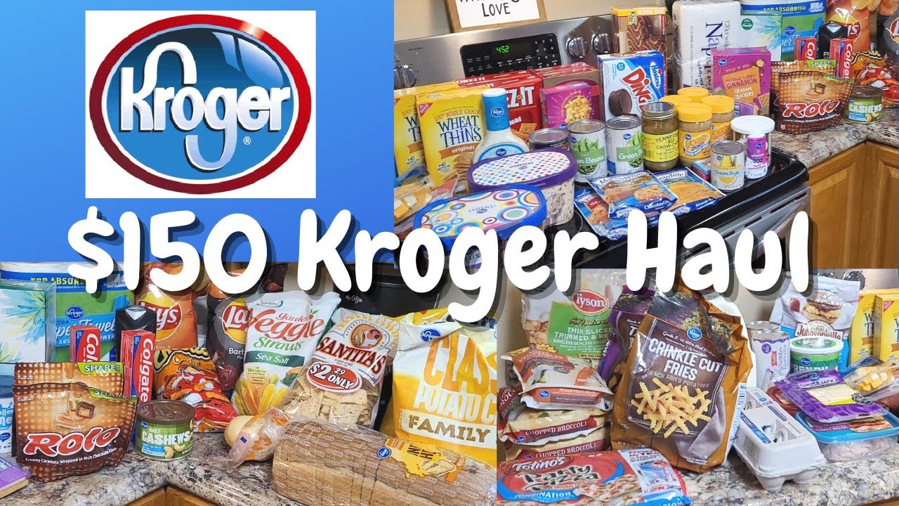 The Haul Before Thanksgiving - Kroger $150 Grocery Haul - I Saved $34 ...