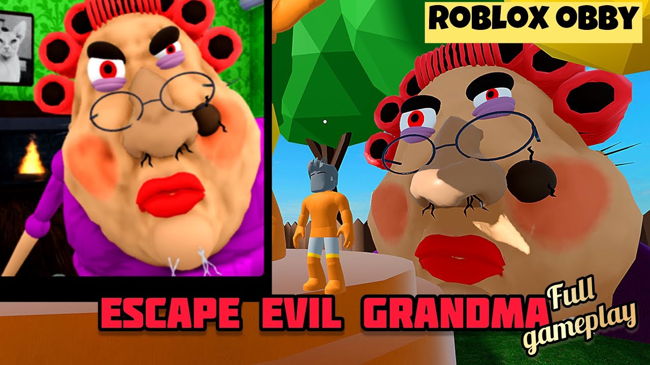 escape evil grandMa full gameplay | roblox gameplay 2024 - YouTube