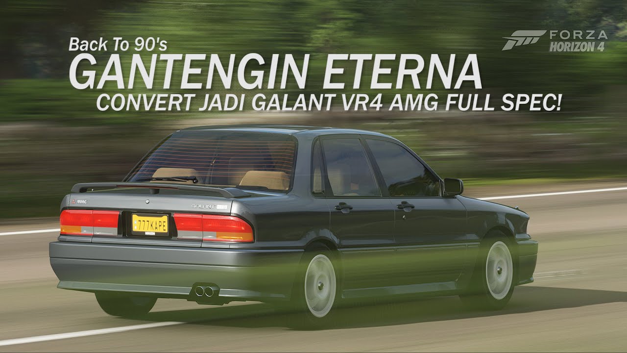 GANTENGIN MITSUBISHI ETERNA CONVERT JADI GALANT VR4 AMG AWD!! | BACK TO ...
