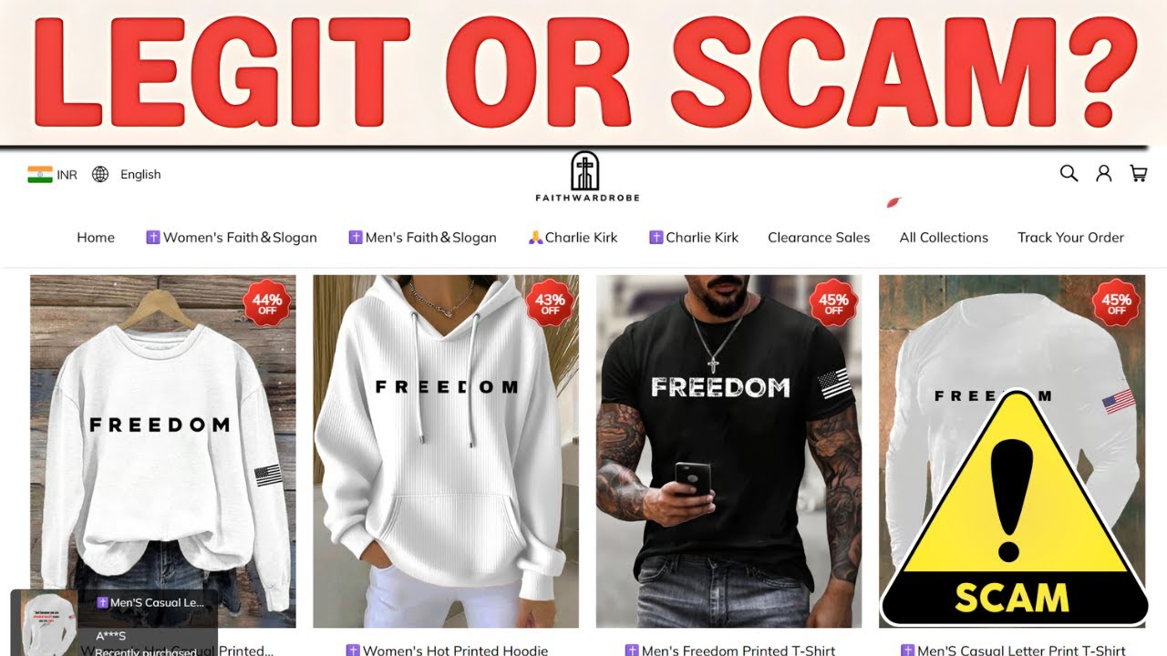 Faith Wardrobe Charlie Kirk SCAM! Faithwardrobe.com Review - YouTube