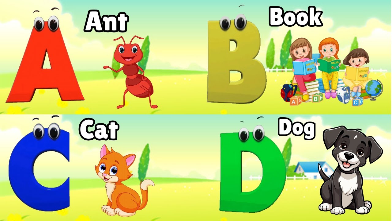 Phonics Song with two words | Phonics song a to z | A for Apple ...