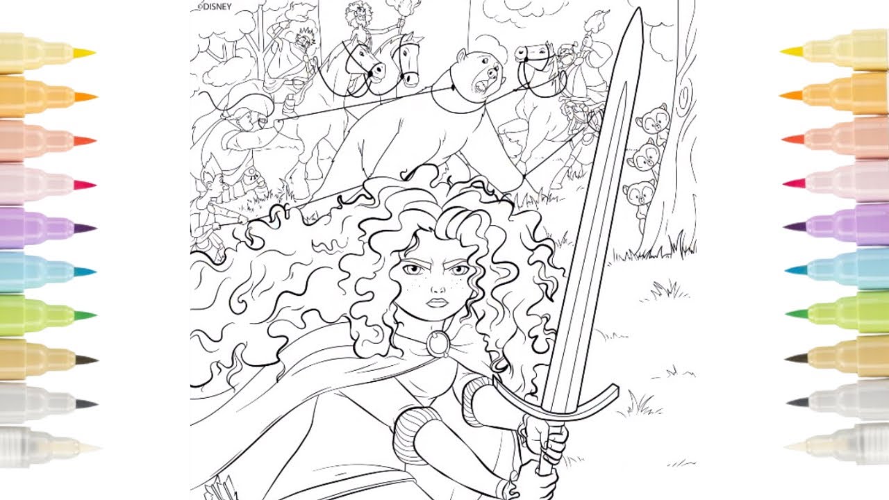 How to draw - Brave - YouTube