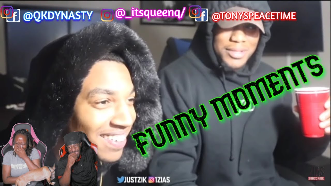 ZIAS AND B. LOU FUNNY MOMENTS! (REACTION) - YouTube