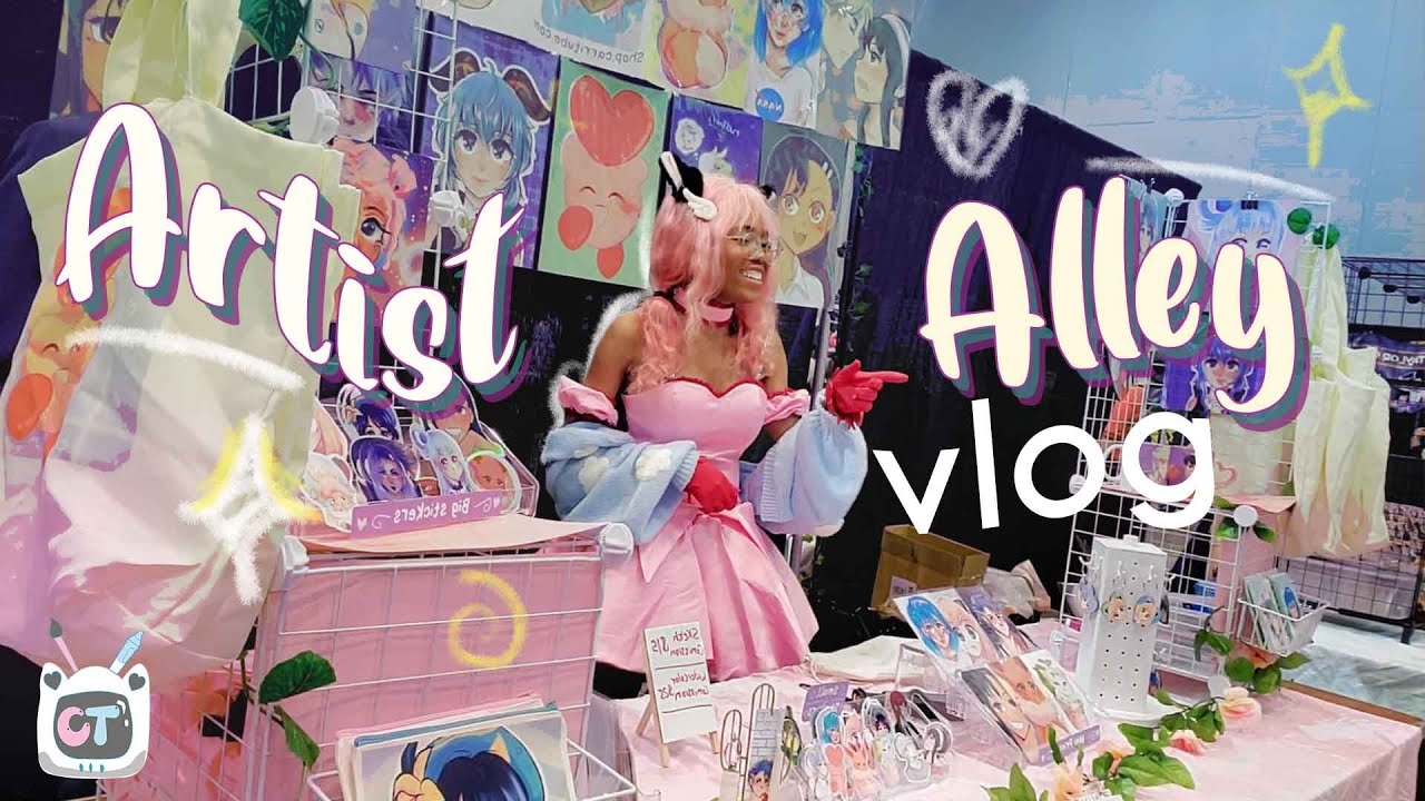 Superstar Comic Con Artist Alley Vlog 🌱 Day 1 - YouTube